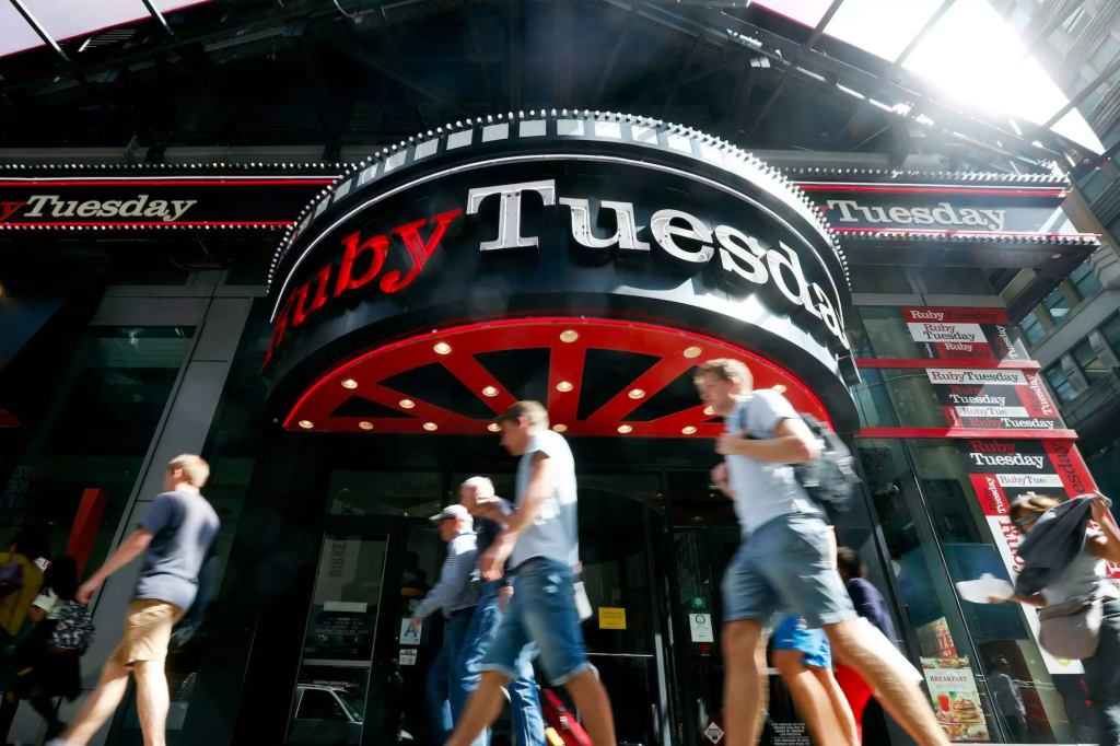 Ruby Tuesday Files for Bankruptcy After Closing Dozens of Locations in 2020