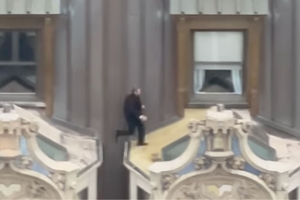 Man Jumping Across Window Awnings in Viral Clip Identified