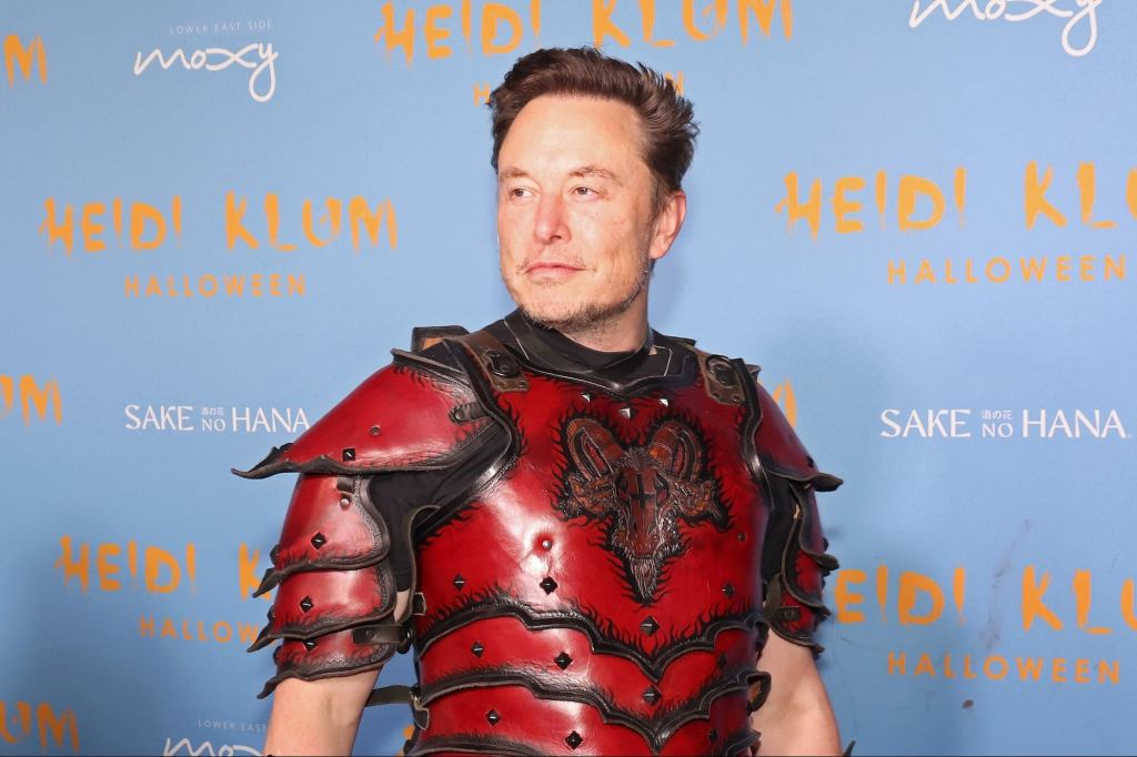 Elon Musk Parties in $7.5k Halloween Costume with Mom Maye