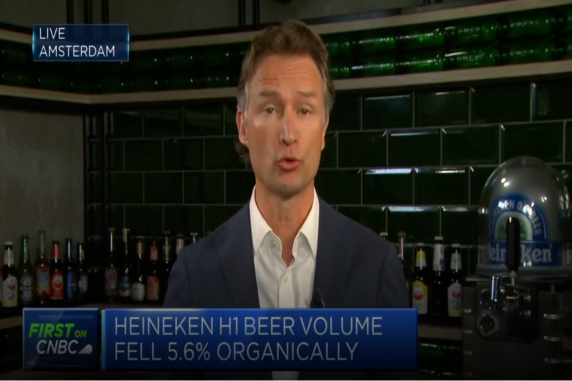 Heineken CEO Dolf van den Brink Talks Beer Sales Decline