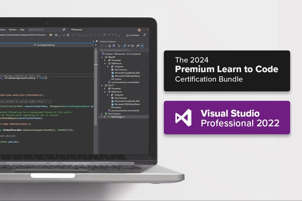 Improve Programming with Visual Studio and a Learn to Code Bundle for $56