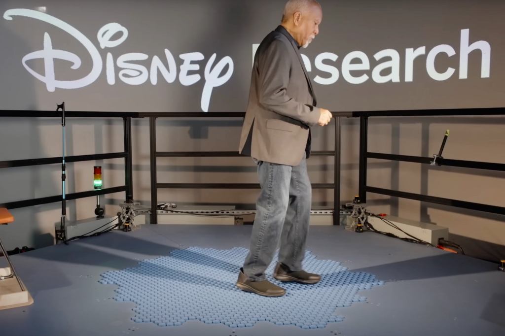 Watch Disney's New HoloTile Floor Move Completely on Its Own