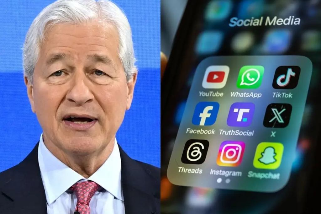 JPMorgan CEO Jamie Dimon: TikTok, Facebook a 'Waste of Time'